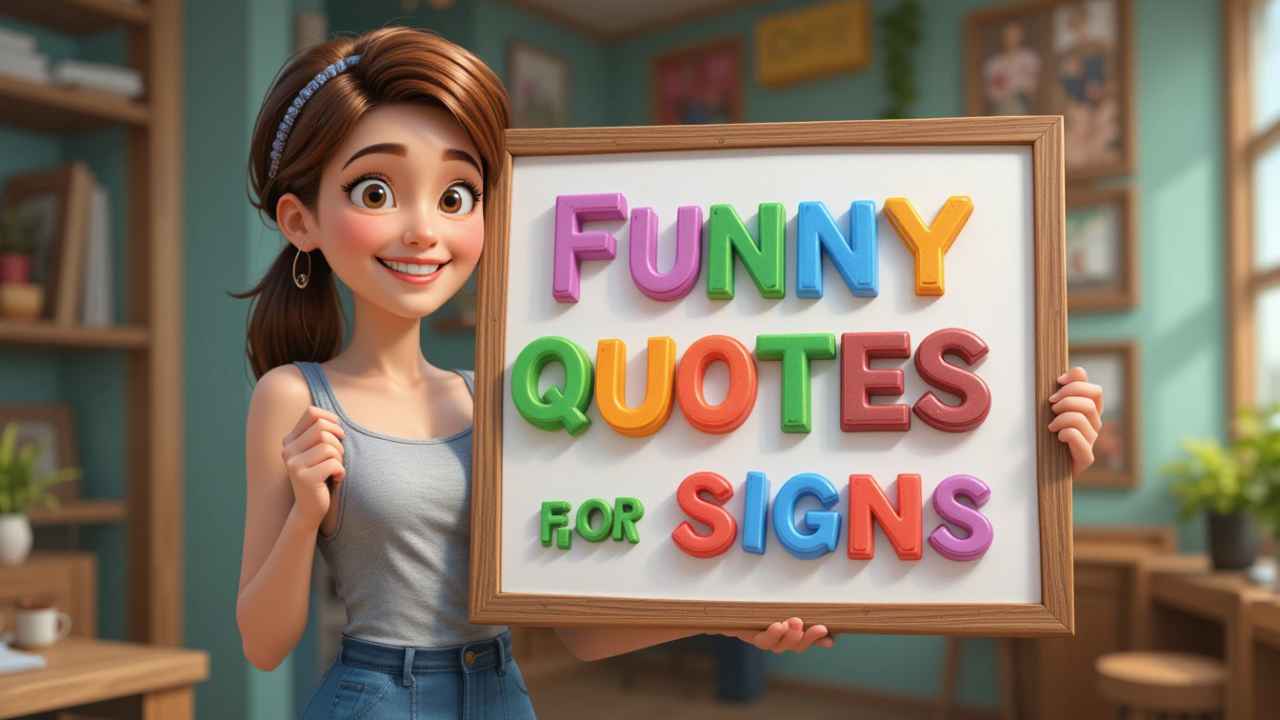 200+ Funny & Creative Quotes for Signs - quotesgiver.com